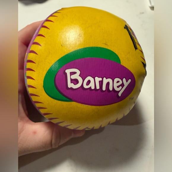 Toys | Barney Yellow And Purple Ball | Poshmark
